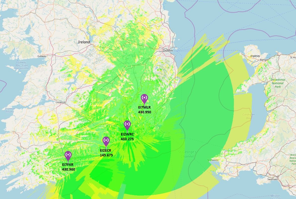 Southern Ireland Repeater Network