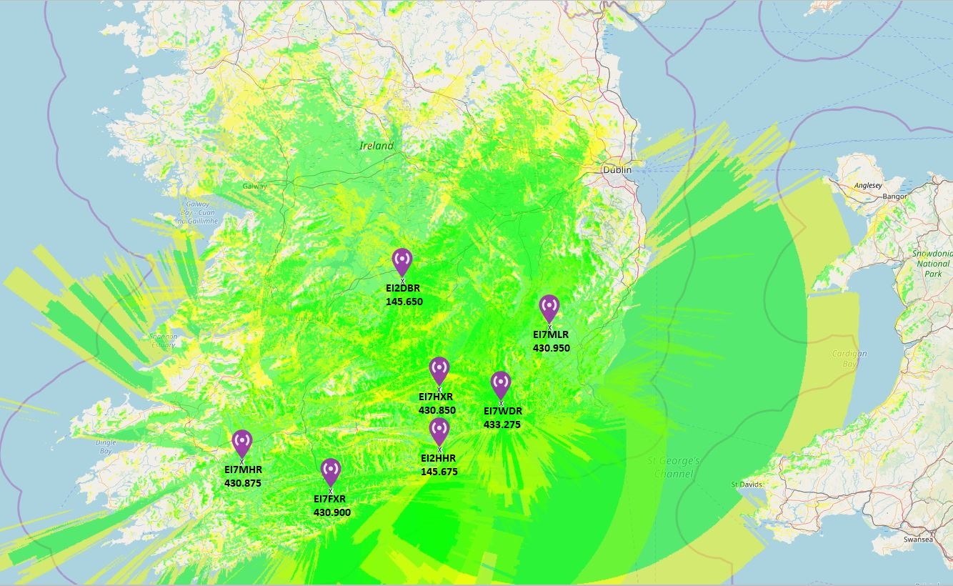 Southern Ireland Repeater Network